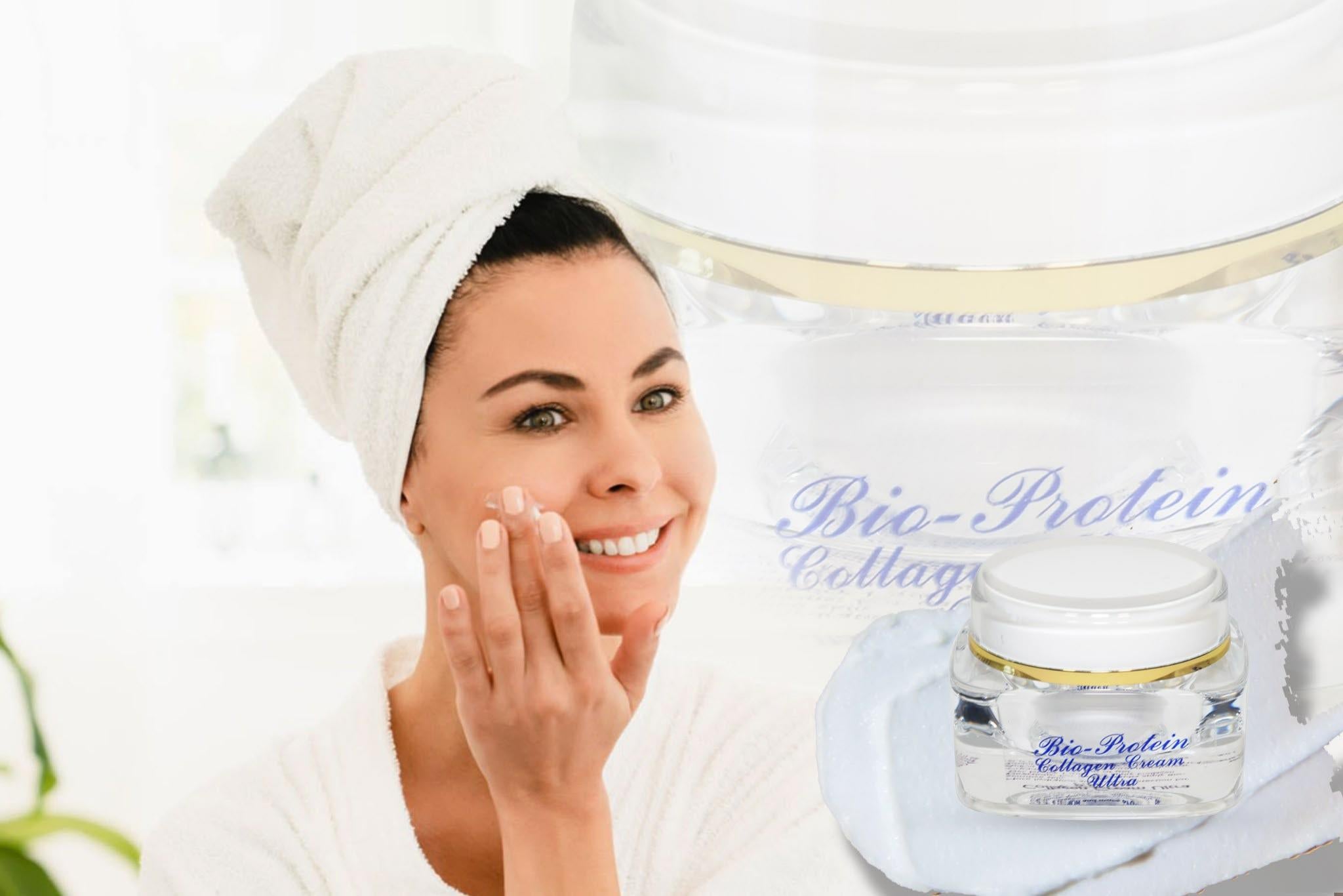 Face & Neck Wrinkle Moisturizer - Bio Protein Collagen Cream Ultra ...